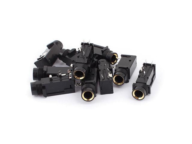 Click here for 10Pcs 6.35mm Stereo Socket 4 Terminal Headphone Ja... prices