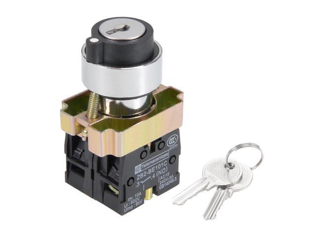 Click here for 22mm 3 Positions Key Locking Push Button Switch W... prices