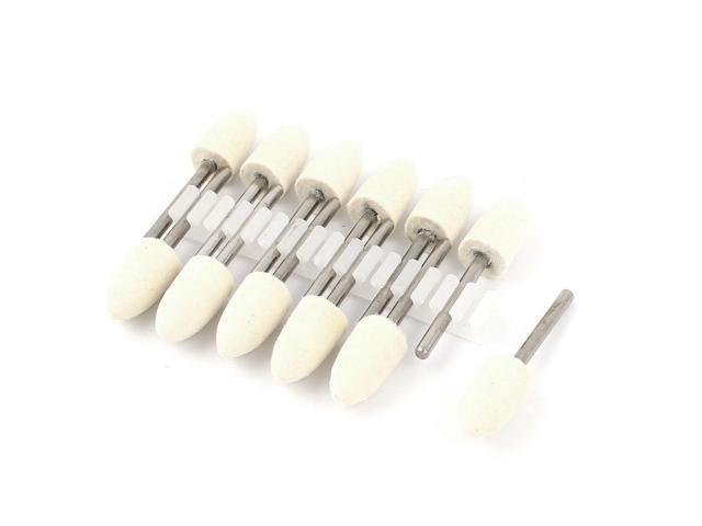 Click here for 12 Pcs 3mm Shank Wool Felt Polishing Bits 10x18mm... prices