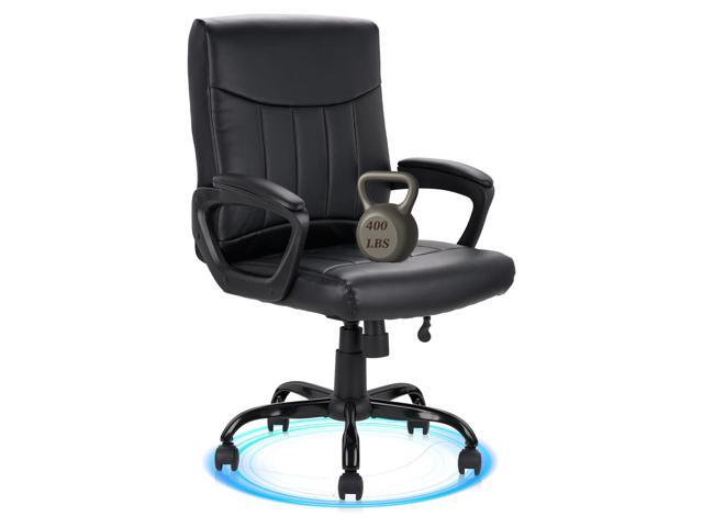Click here for CLATINA Mid Back Leather Office Executive Chair wi... prices