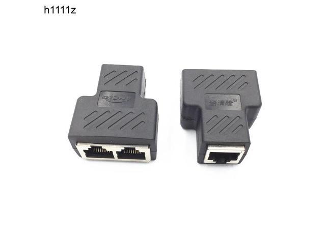 Click here for 2PCS RJ45 Connector RJ45 Splitter 8P8C Network Ada... prices