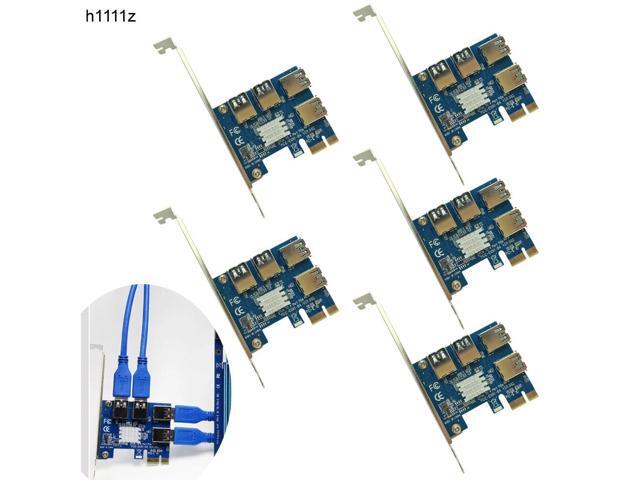 Click here for 5PCS PCIe 1 to 4 PCI Express 16X Riser Card PCI-E... prices