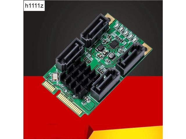 Click here for Mini PCI-E SATA 4 Port SATA III 6G Mini PCI Expres... prices