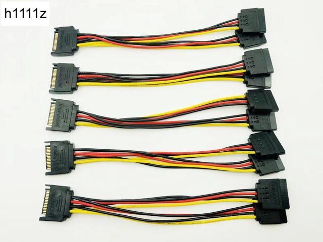 Click here for 5PCS PC Computer Power Cable 15Pin SATA Male to 2... prices
