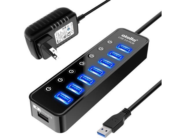 Click here for Powered USB Hub 3.0  Atolla 7-Port USB Data Hub Sp... prices