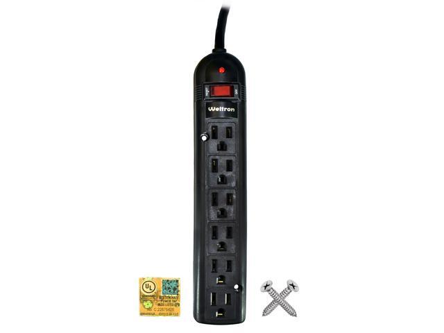 Click here for THIS 6 OUTLET PLASTIC POWER STRIP HAS 750 JOULES... prices