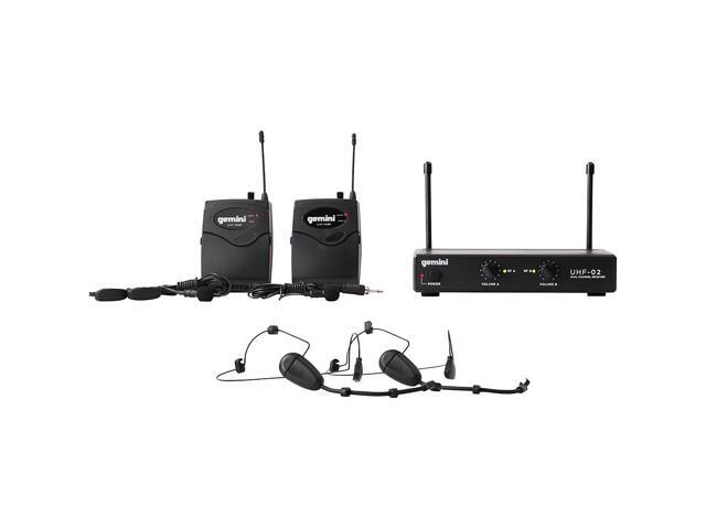 Click here for Gemini UHF-02HL 2-Channel Wireless Headset/Lavalie... prices