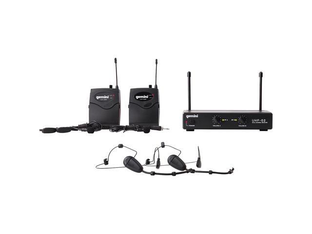 Click here for Gemini UHF-02HL 2-Channel Wireless Headset/Lavalie... prices