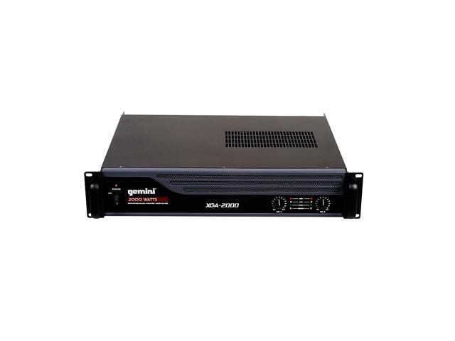 Click here for GEMINI XGA-2000 2000W PEAK PRO POWER AMPLIFIER prices