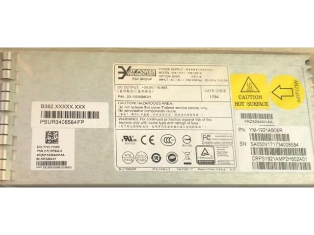 Click here for Brocade RPS20-E Power Supply For Icx7150-48Zp prices
