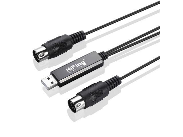 Click here for HiFing USB IN-OUT MIDI Cable One In One Out Interf... prices