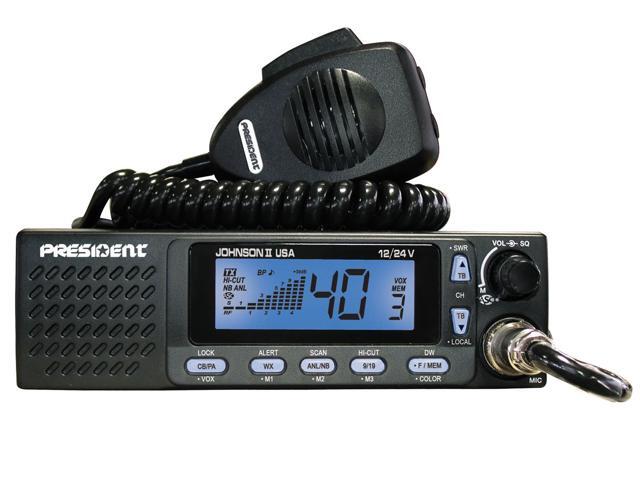 Click here for President Johnson II 40-Channel CB Radio 12/24v prices