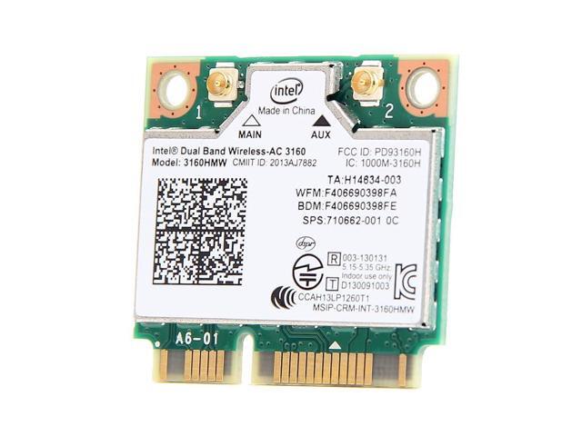 Click here for Intel 3160HMW  mPCIe Dual Band Wireless-AC 3160 80... prices