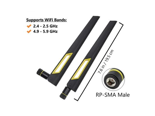 Click here for Black and Gold 10dBi Dual Band Signal Booster Wi-F... prices