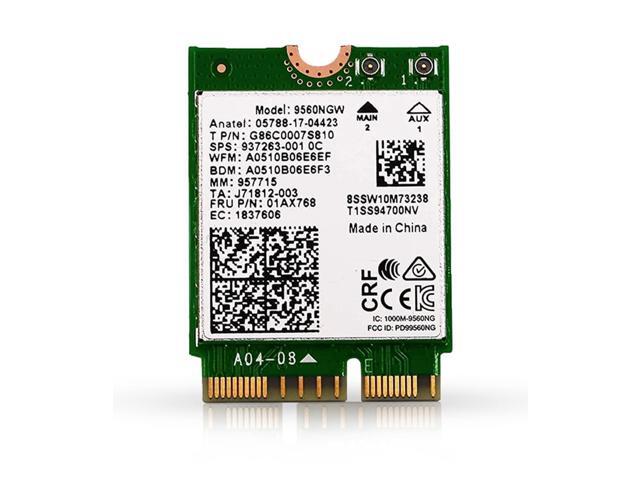 Click here for Laptop Upgrade Card Wireless-AC 9560 802.11ac Blue... prices