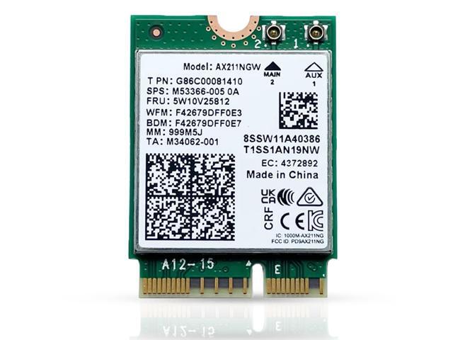 Click here for AX211 WIFI 6E CNVio2 Adapter w/Tri Band 2.4 5 & 6G... prices