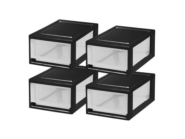 Click here for IRIS USA 4Pack 6qt Plastic Compact Stackable Stora... prices