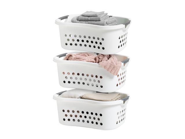 Click here for IRIS USA 50L Plastic Hip Hold Laundry Basket with... prices