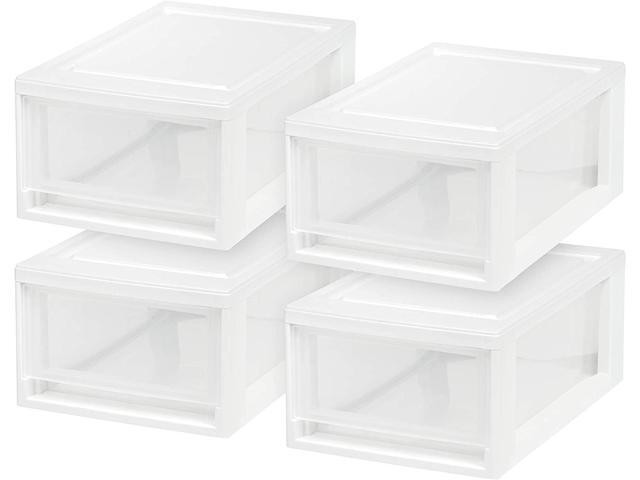 Click here for IRIS USA 6 Qt. Small Plastic Stacking Drawer  4 Pa... prices