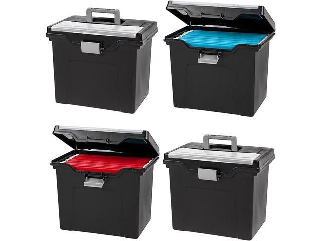 Click here for IRIS USA File Box Portable File Organizer Plastic... prices