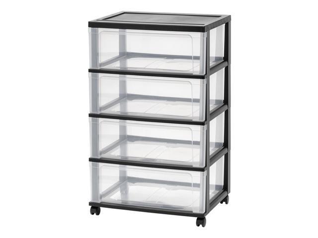 Click here for IRIS USA 4 Drawer Wide Storage Drawer Cart with Ca... prices