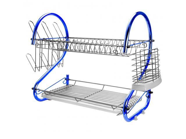 Click here for MegaChef 16 Inch Two Shelf Iron Wire Dish Rack in... prices
