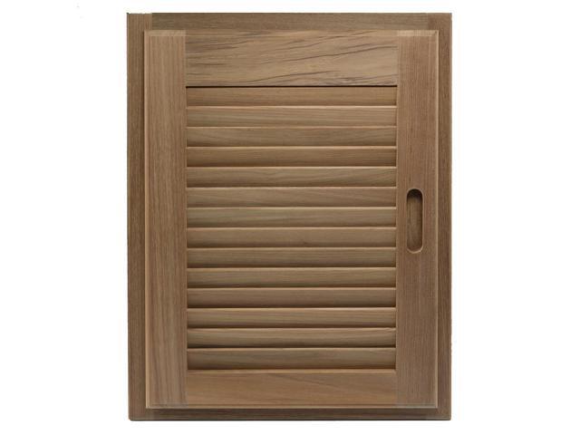 Click here for WHITECAP TEAK LOUVERED DOOR & FRAME 15 X 20 RIGHT... prices
