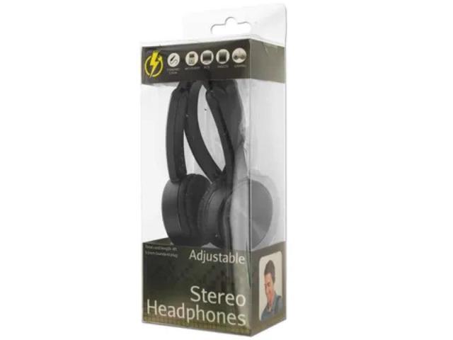 Click here for Black Adjustable Stereo Headphones prices