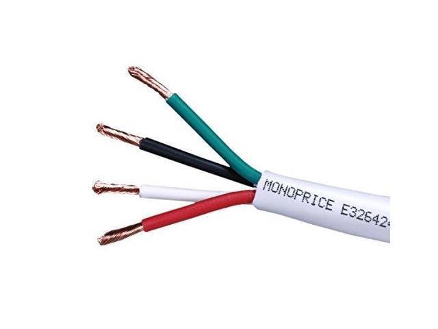 Click here for Monoprice Speaker Wire  CL2 Rated  4-Conductor  14... prices