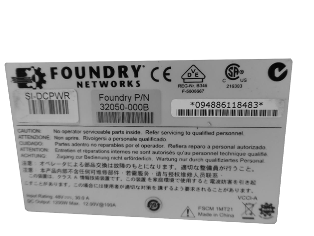 Click here for NEW Brocade Foundry SI-DCPWR ServerIron 10K ADX Po... prices