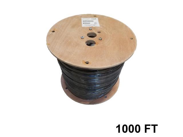 Click here for 1000 FT PPC CATV RG6 Cable Satellite Black Coaxial... prices