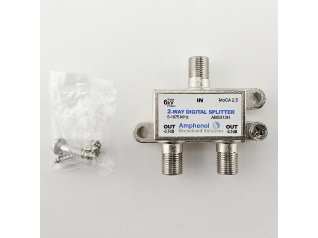 Click here for Amphenol 2-Way Digital Coaxial Splitter MoCA 2.5 A... prices