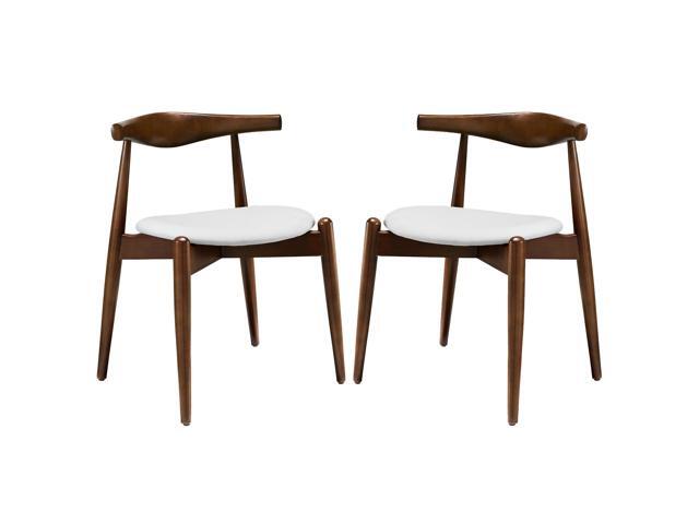 Click here for Stalwart Dining Side Chairs Set of 2 - Dark Walnut... prices
