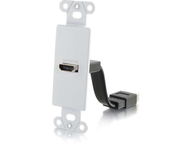 Click here for C2G HDMI Pass Through Decorative Wall Plate - Whit... prices