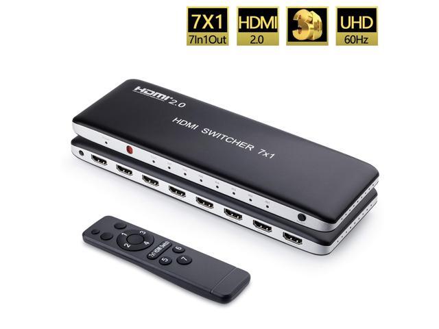 Click here for Univivi 7 Port HDMI 2.0 Switch 4K@60Hz HDMI Switch... prices