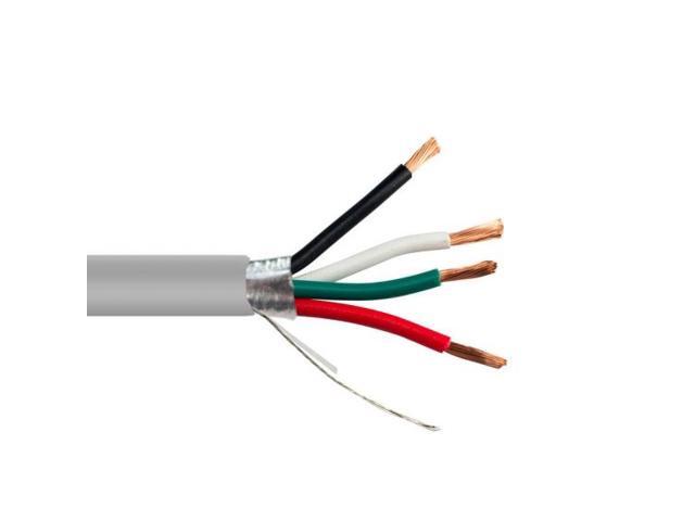 Click here for Shielded Security/Alarm Wire  Gray  22/4 (22AWG 4... prices
