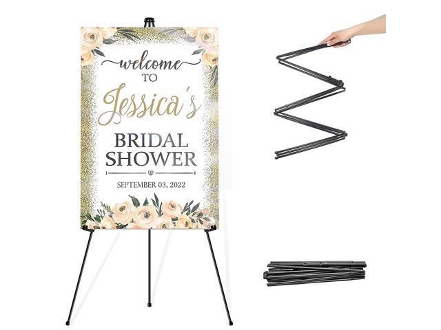 Click here for Folding Easel For Wedding Sign Display Adjustable... prices
