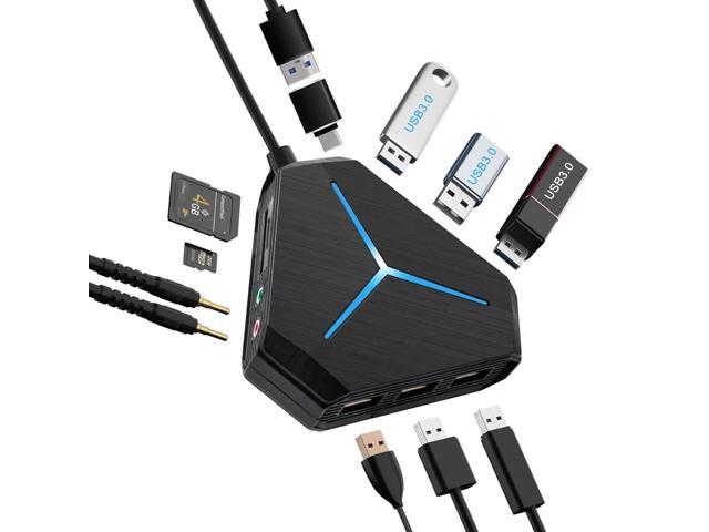 Click here for Zell 10-Port Usb Hub 3.0/2.0  Usb C Hub With 3.2Ft... prices