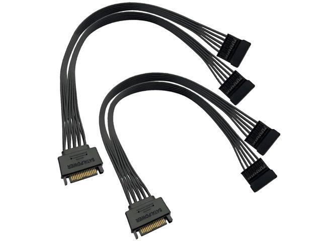 Click here for Zell Sata Power Splitter Cable Ssd Power Cable Hdd... prices