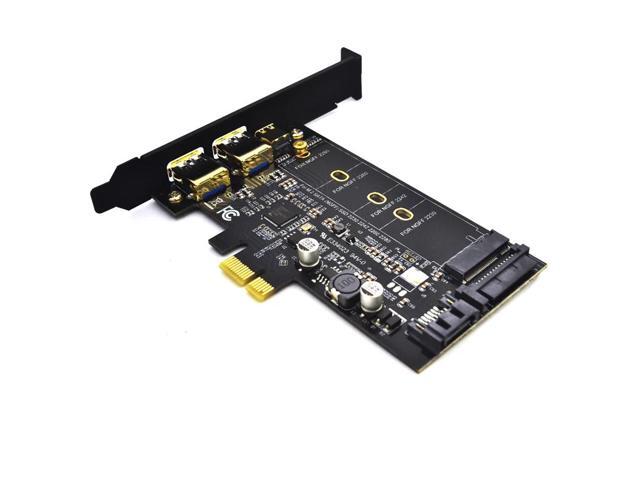 Click here for 2x USB 3.0 & Type-c M.2 PCIe Adapter M2 SSD SATA B... prices