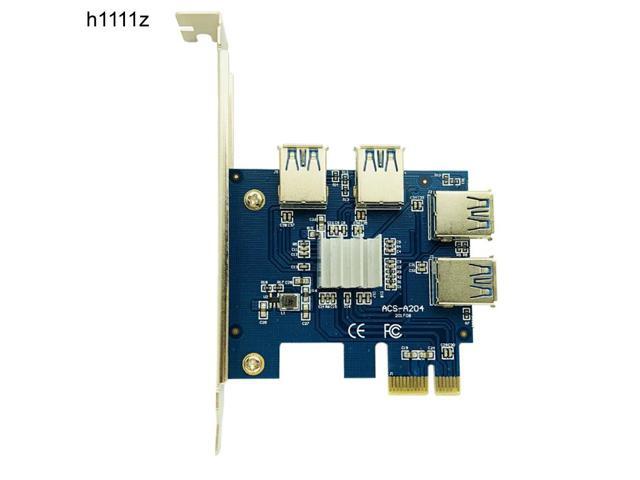 Click here for Riser Card PCIE 1 to 4 Multiplier Hub Adapter PCI... prices