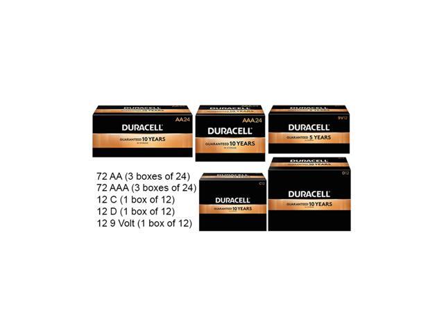 Click here for 72 AA + 72 AAA + 12 C + 12 D + 12 9 Volt Duracell... prices
