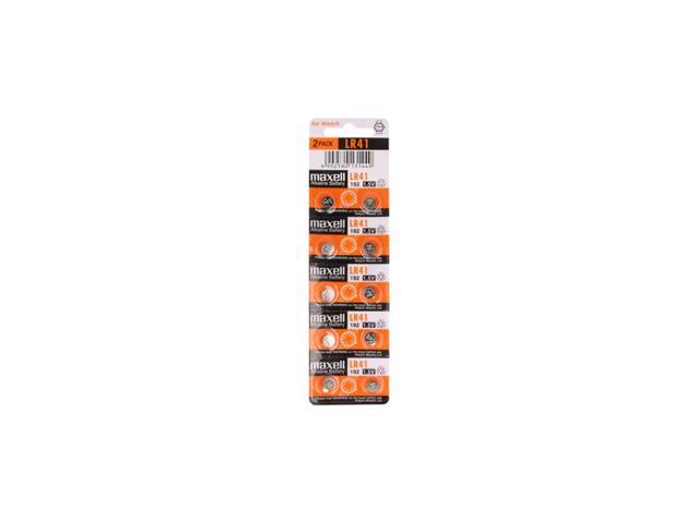 Click here for 10 x LR41 / AG3 Maxell Alkaline Button Batteries prices