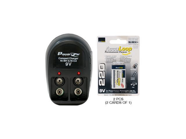 Click here for V-228 Two Bay 9 Volt Charger + 2 x 9 Volt AccuLoop... prices