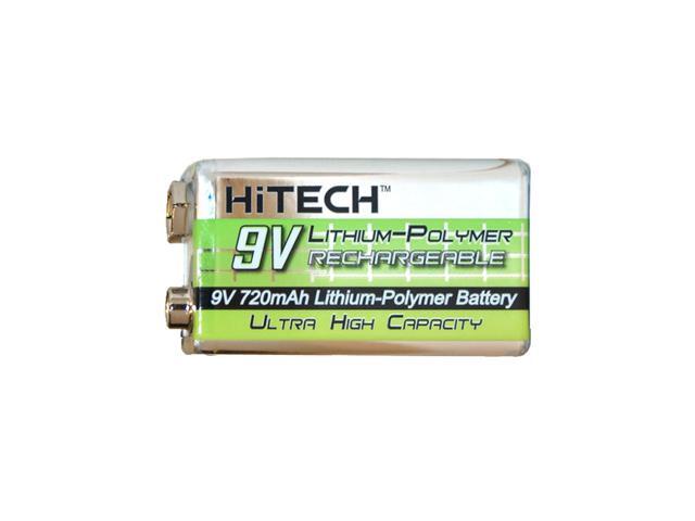 Click here for HiTech 9 Volt Lithium Polymer Battery (720 mAh) prices