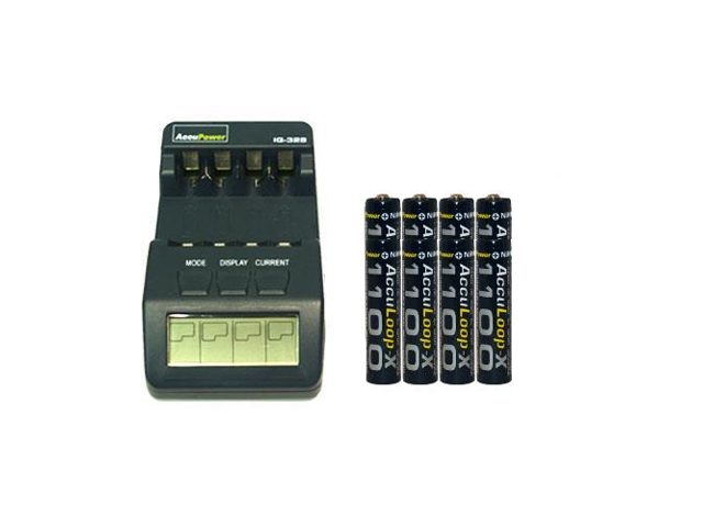 Click here for IQ-328 AA / AAA LCD Charger + 8 AAA (1100 mAh) Acc... prices