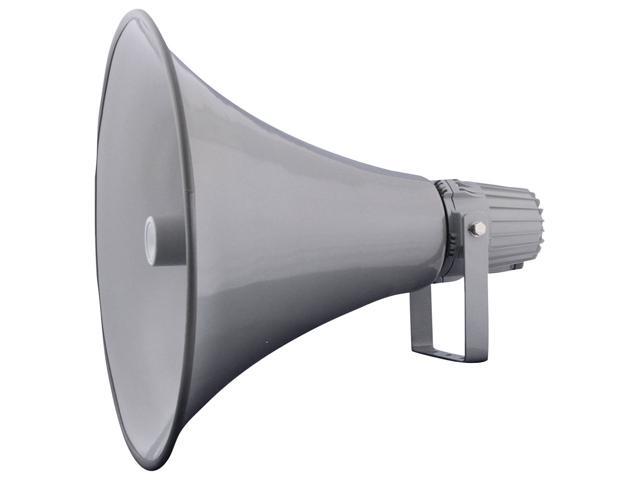 Pyle PHSP16 16 Indoor/Outdoor 80 Watt Pa Horn Speaker with 70-100V Transformer  Grey - Grey