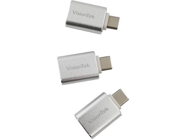 Click here for VisionTek USB-C to USB-A M/F 3 Pack Adapters 90122... prices
