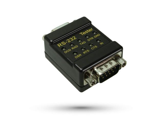 Click here for CableMax RS-232 LED link Tester DB-9 Male to DB-9... prices