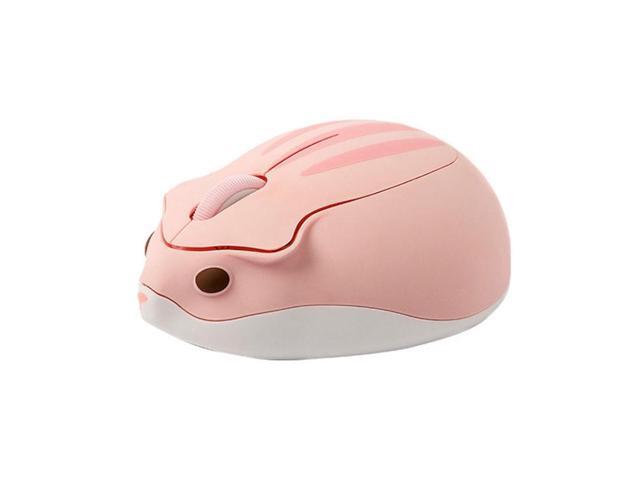 Click here for 3 Keys 2.4G Wireless Hamster Shape Mouse (Pink) prices